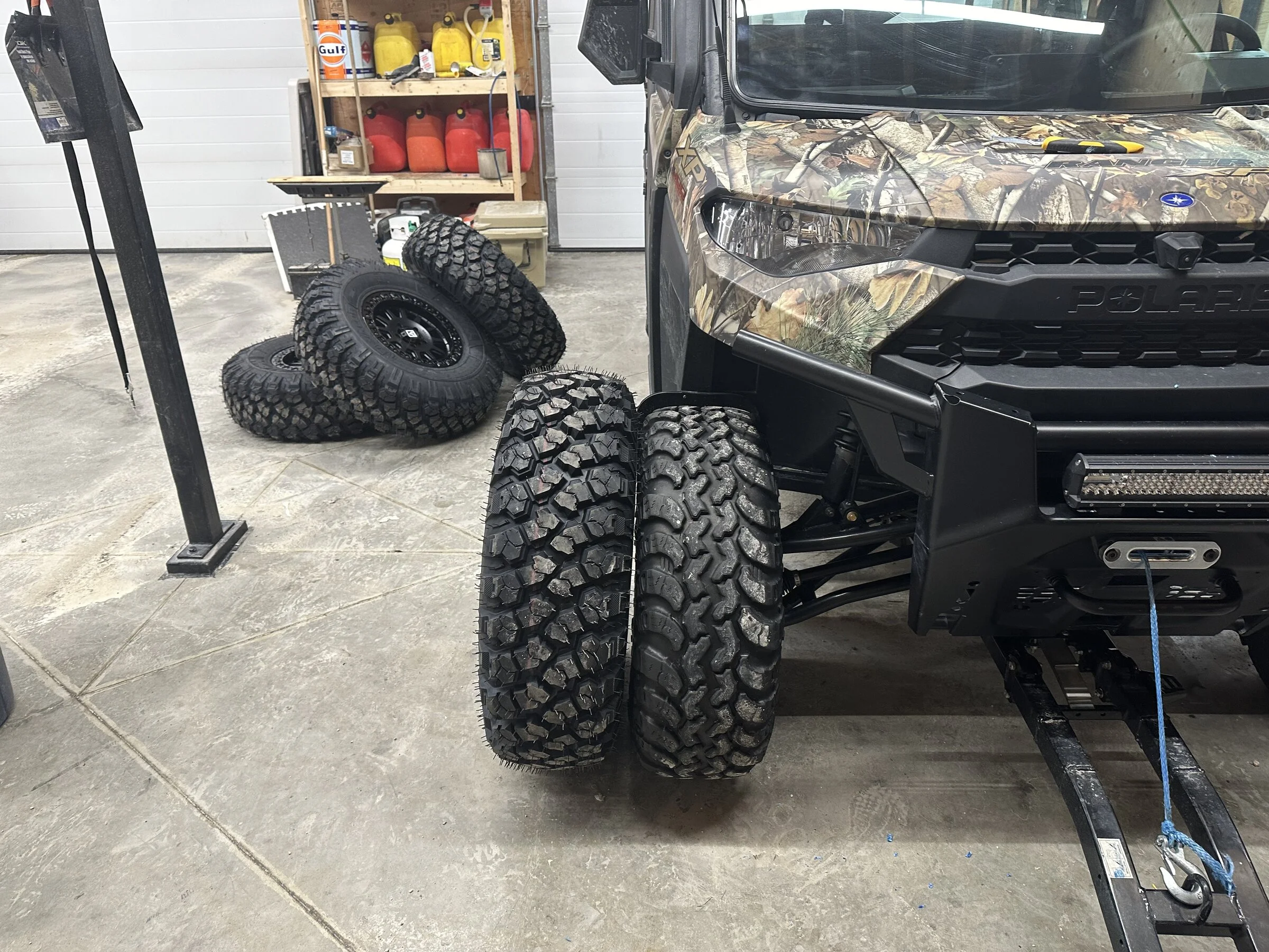 Ranger 1500 tire and wheel pics | Polaris Ranger XD 1500 Forum